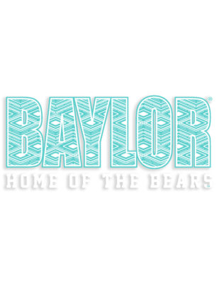 BU Interlocking BU Glitter Decal - Barefoot Campus Outfitter