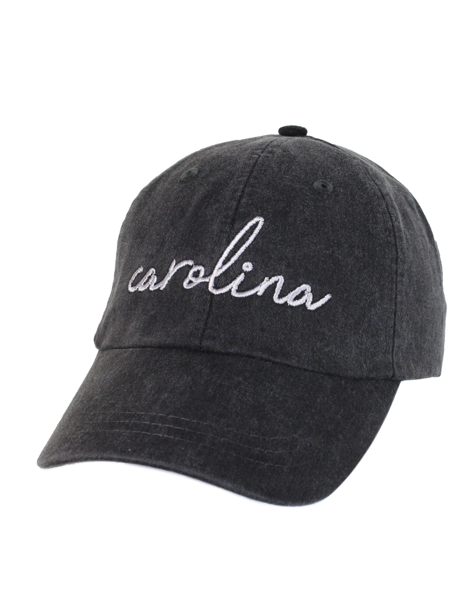 C Carolina Script Adjustable Cap - Barefoot Campus Outfitter