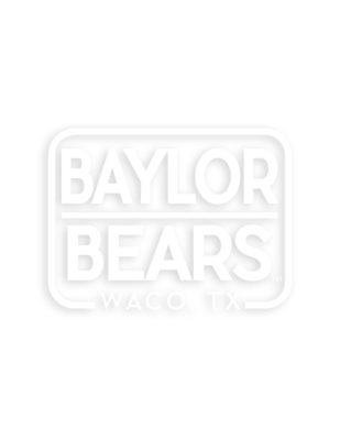 Baylor Cursive Arrow Decal - Barefoot Campus Outfitter