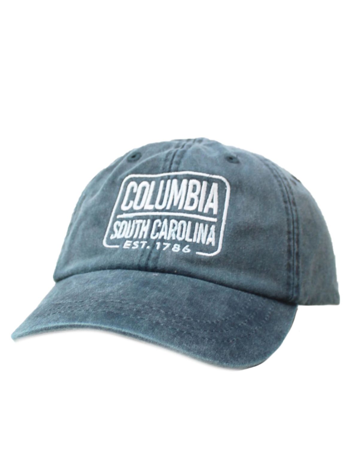C Carolina Script Adjustable Cap - Barefoot Campus Outfitter