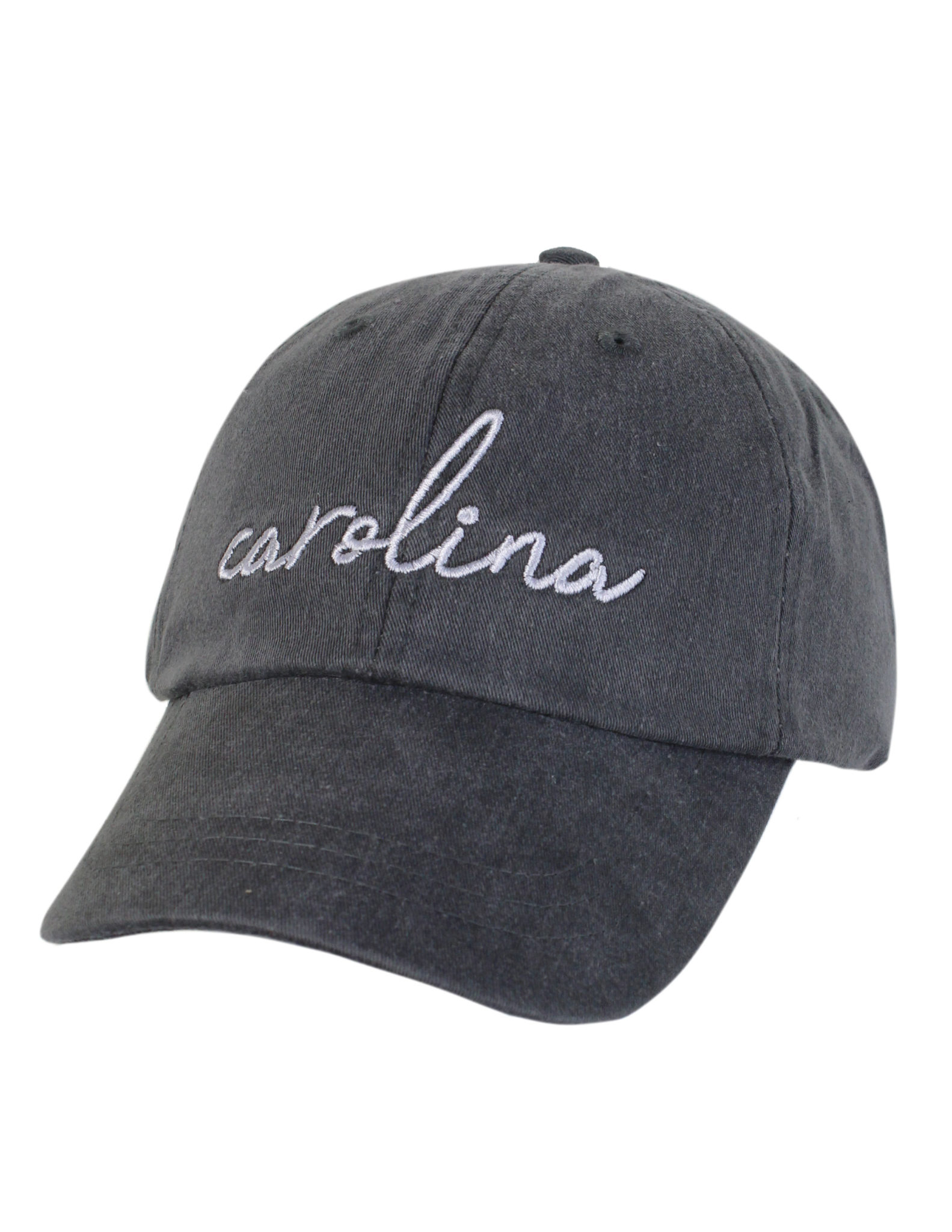 C Carolina Script Adjustable Cap - Barefoot Campus Outfitter