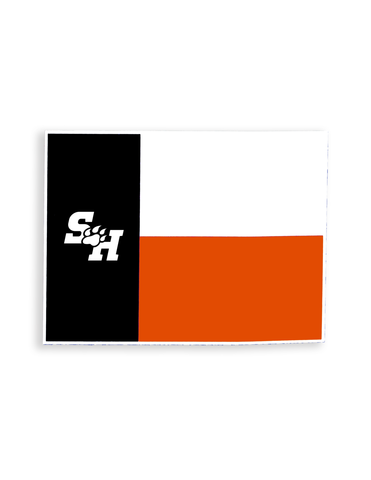 SHSU New Paw Logo Car Decal - Barefoot Campus Outfitter