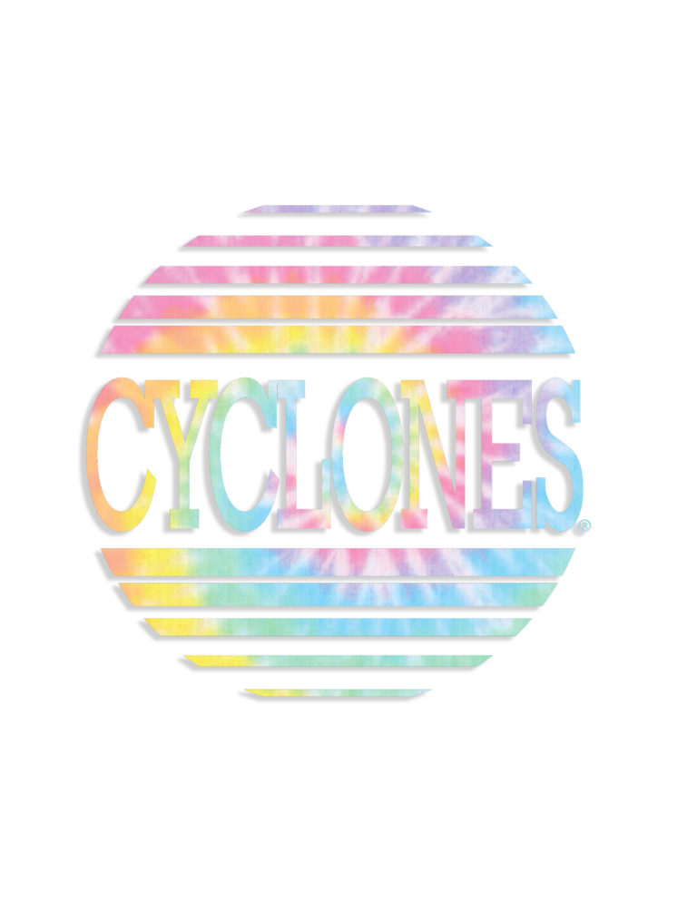 ISU Walking Cy Glitter Decal - Barefoot Campus Outfitter