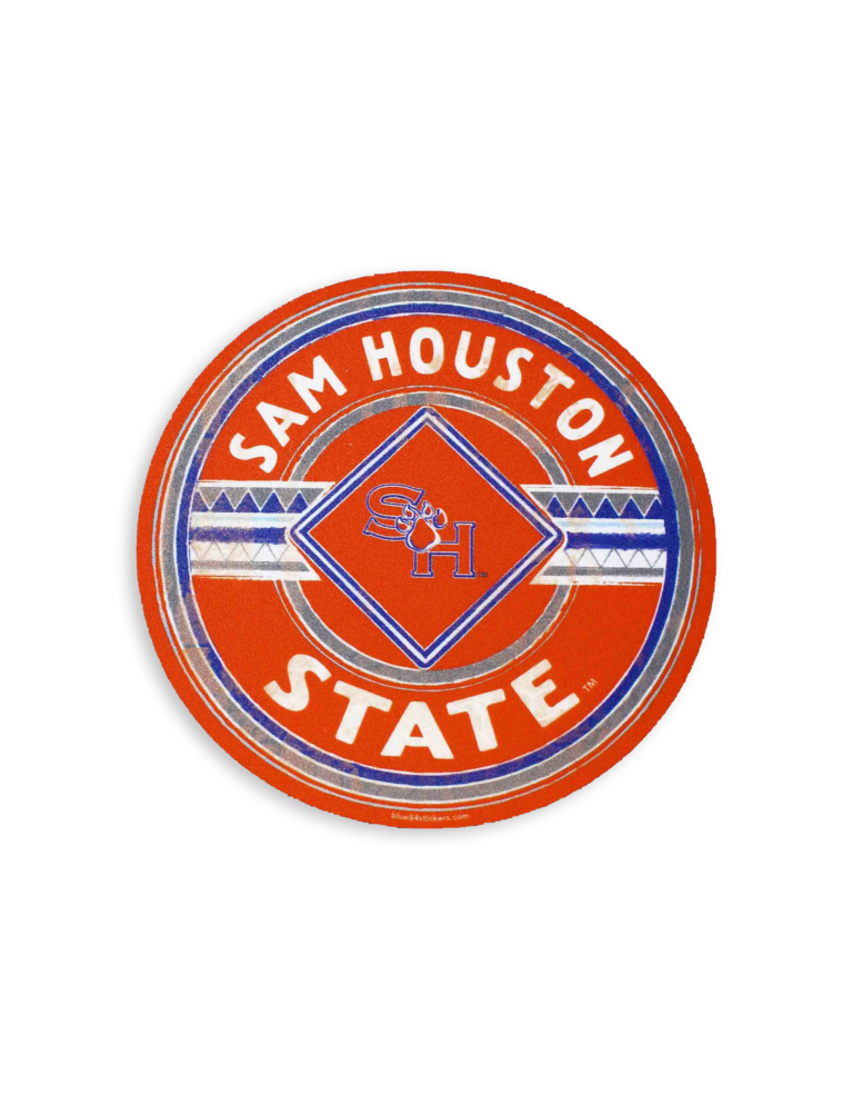 SHSU New Paw Logo Car Decal - Barefoot Campus Outfitter