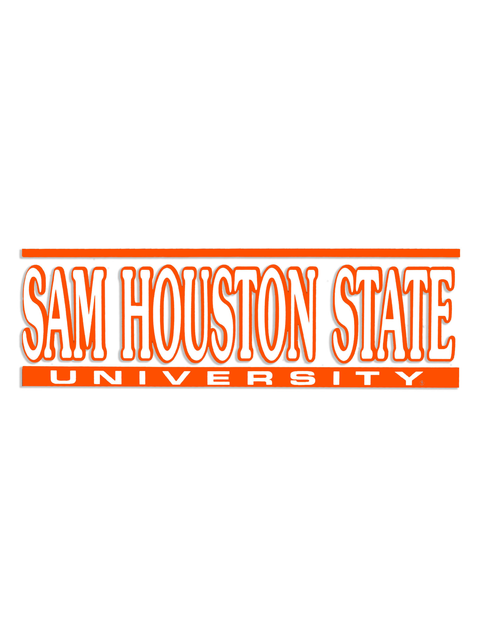 SHSU New Paw Logo Car Decal - Barefoot Campus Outfitter