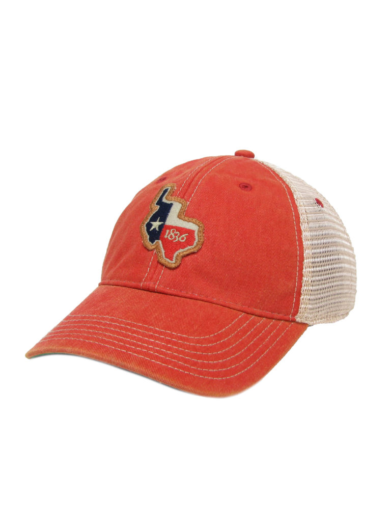 Republic of Texas Shape Trucker Cap - Barefoot Campus Outfitter
