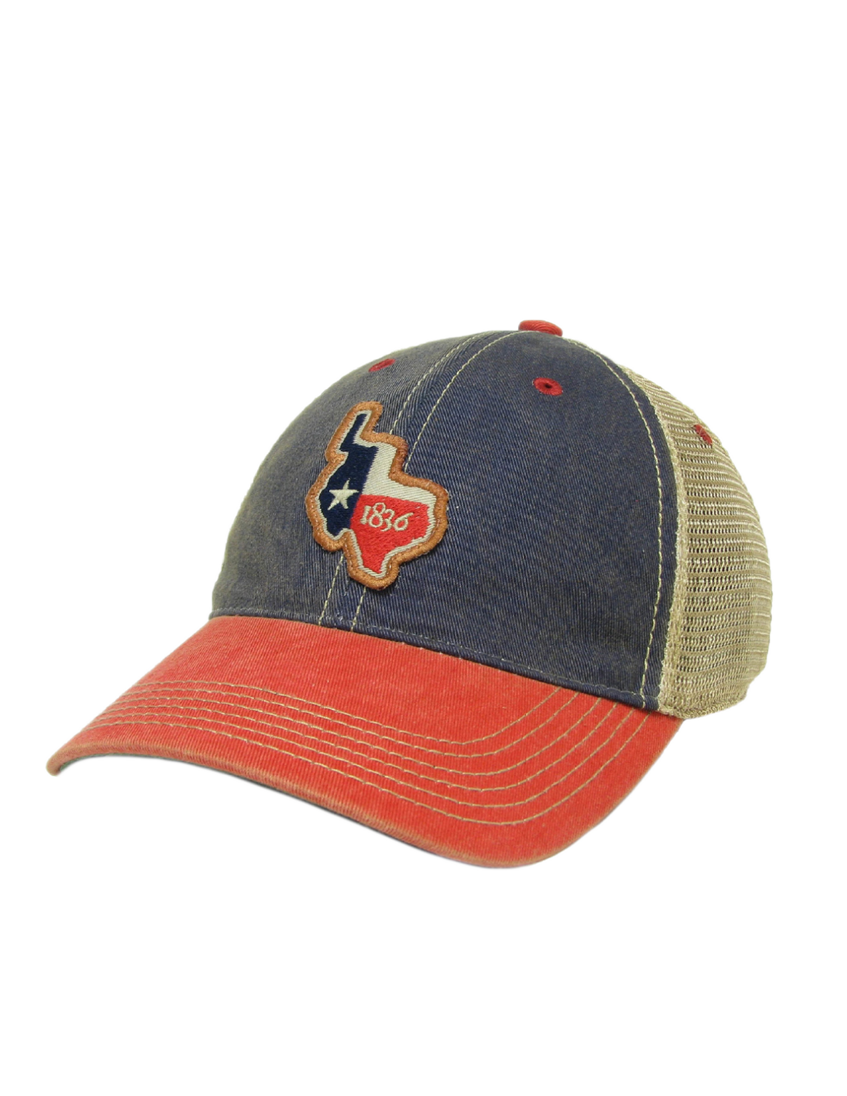 Republic of Texas Shape Truck Adjustable Cap - Barefoot Campus Outfitter