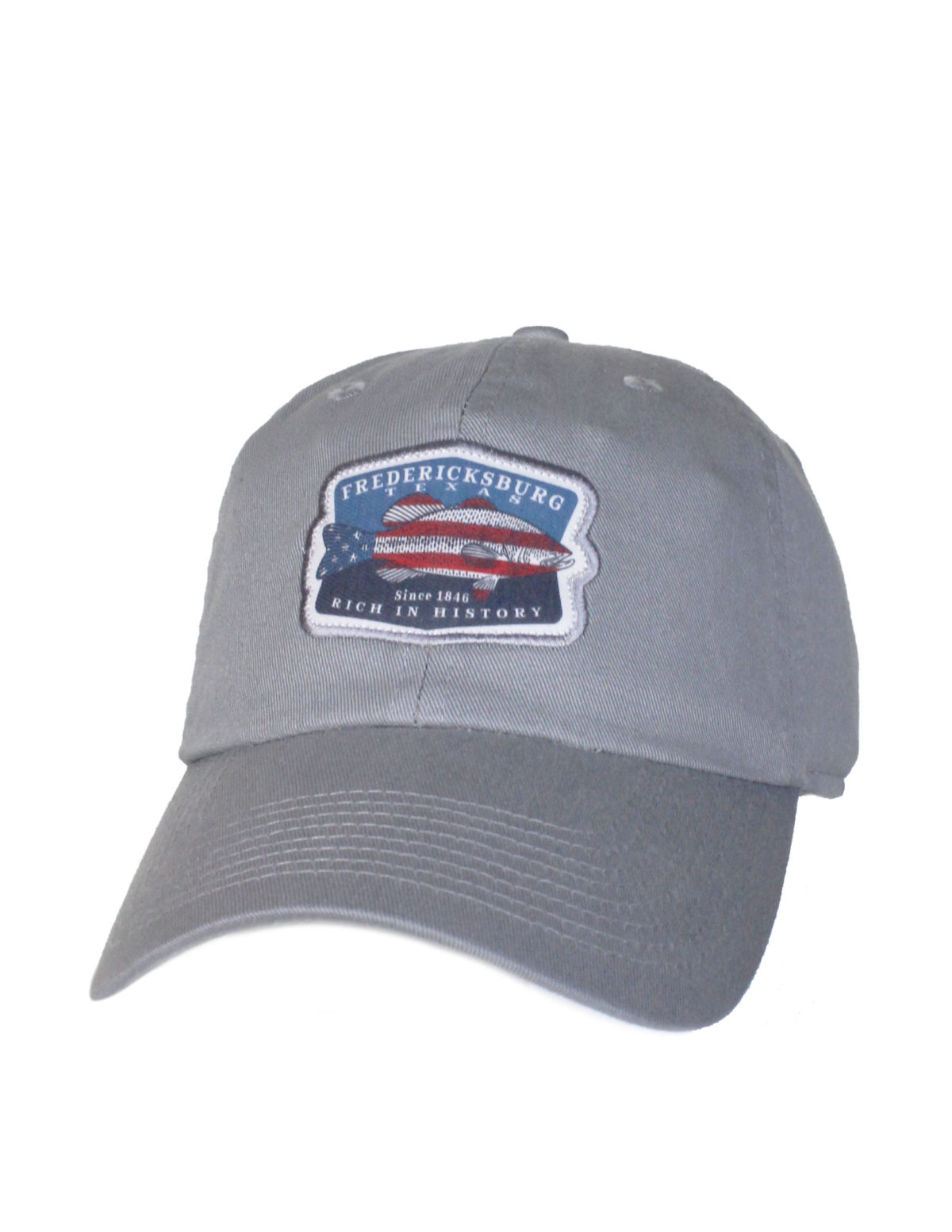 FBTX American Flag Fish Adjustable Cap - Barefoot Campus Outfitter