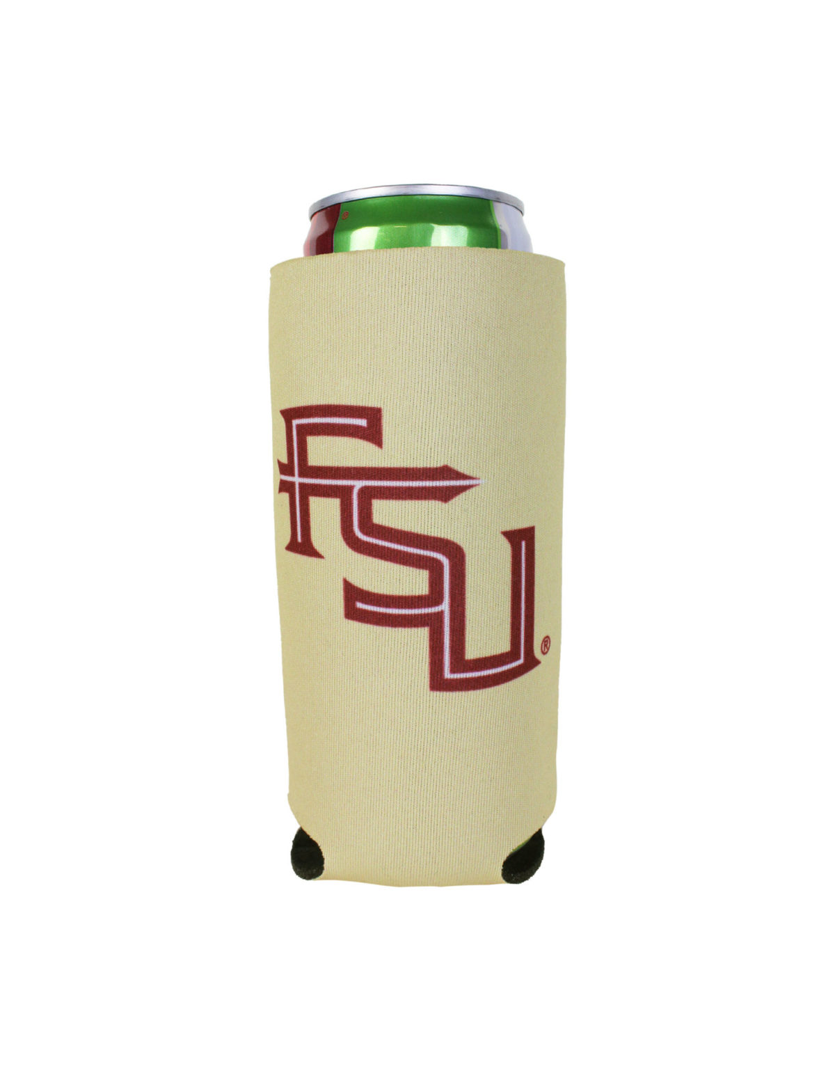 FSU Logos Slim Can Cooler - Barefoot Campus Outfitter