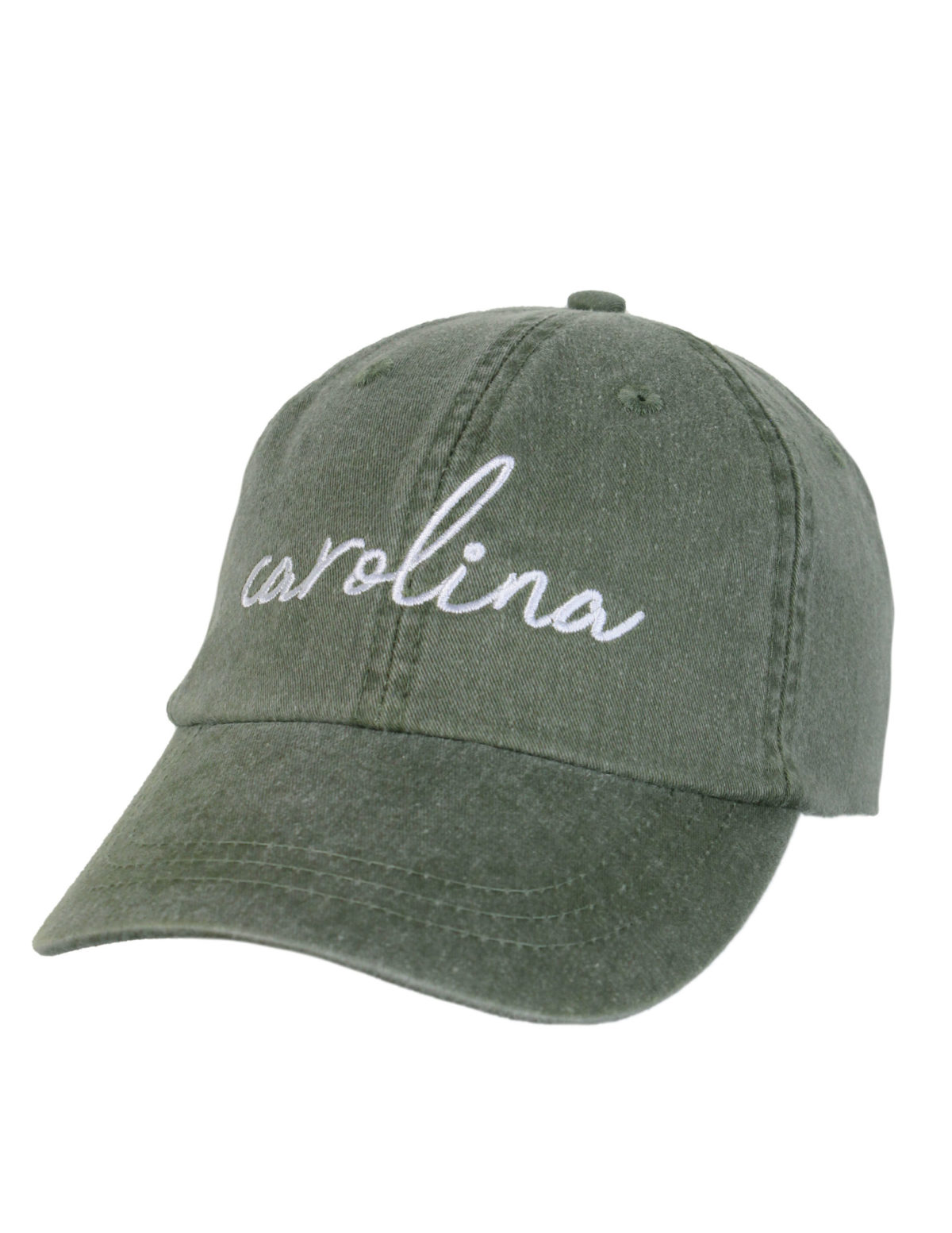 C Carolina Script Adjustable Cap - Barefoot Campus Outfitter