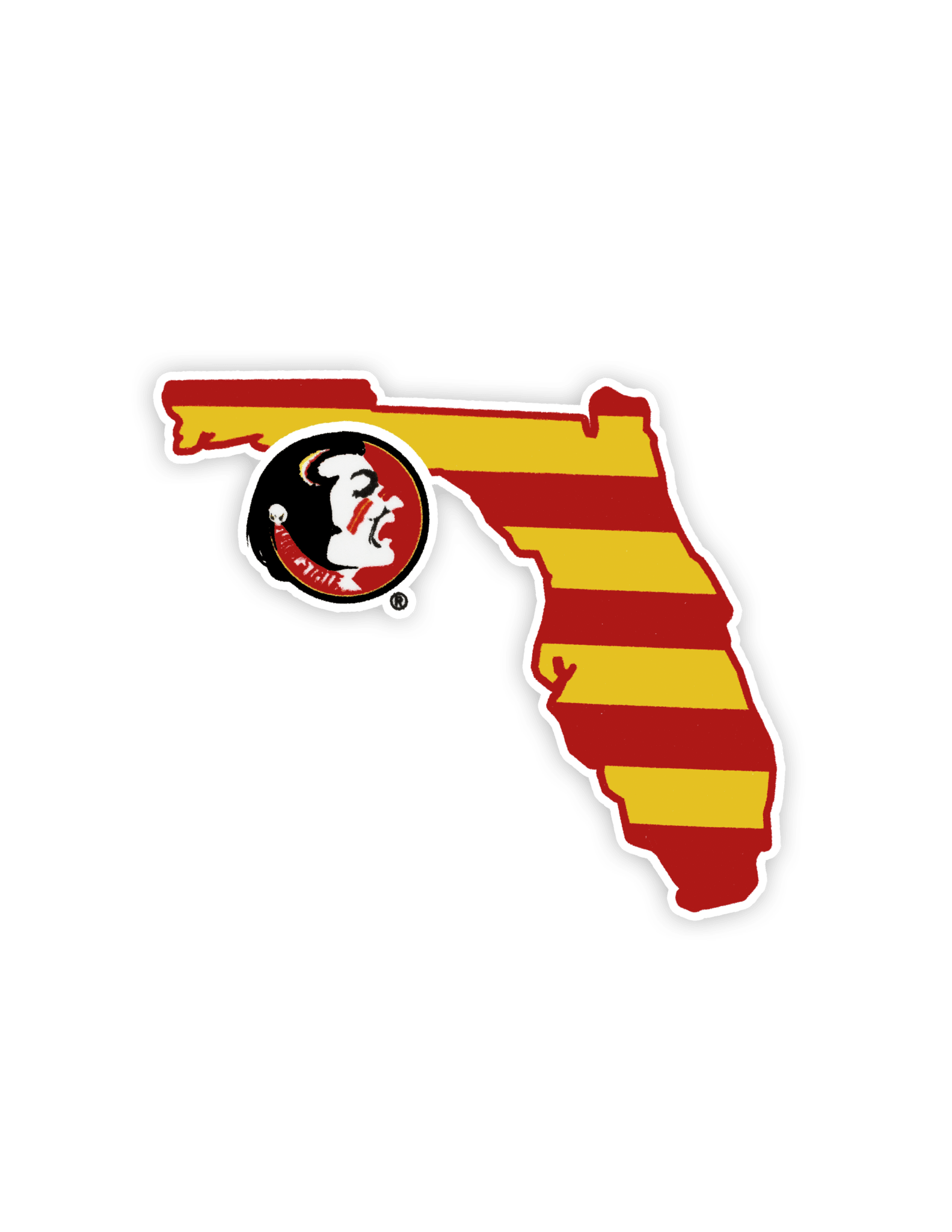 FSU Fear The Spear Decal - Barefoot Campus Outfitter