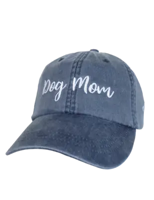 C Dog Mom Script Adjustable Cap - Barefoot Campus Outfitter