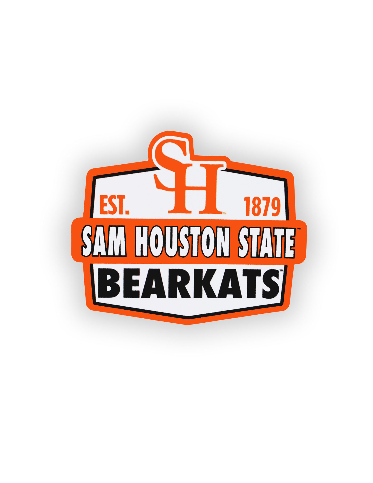 SHSU New Paw Logo Car Decal - Barefoot Campus Outfitter