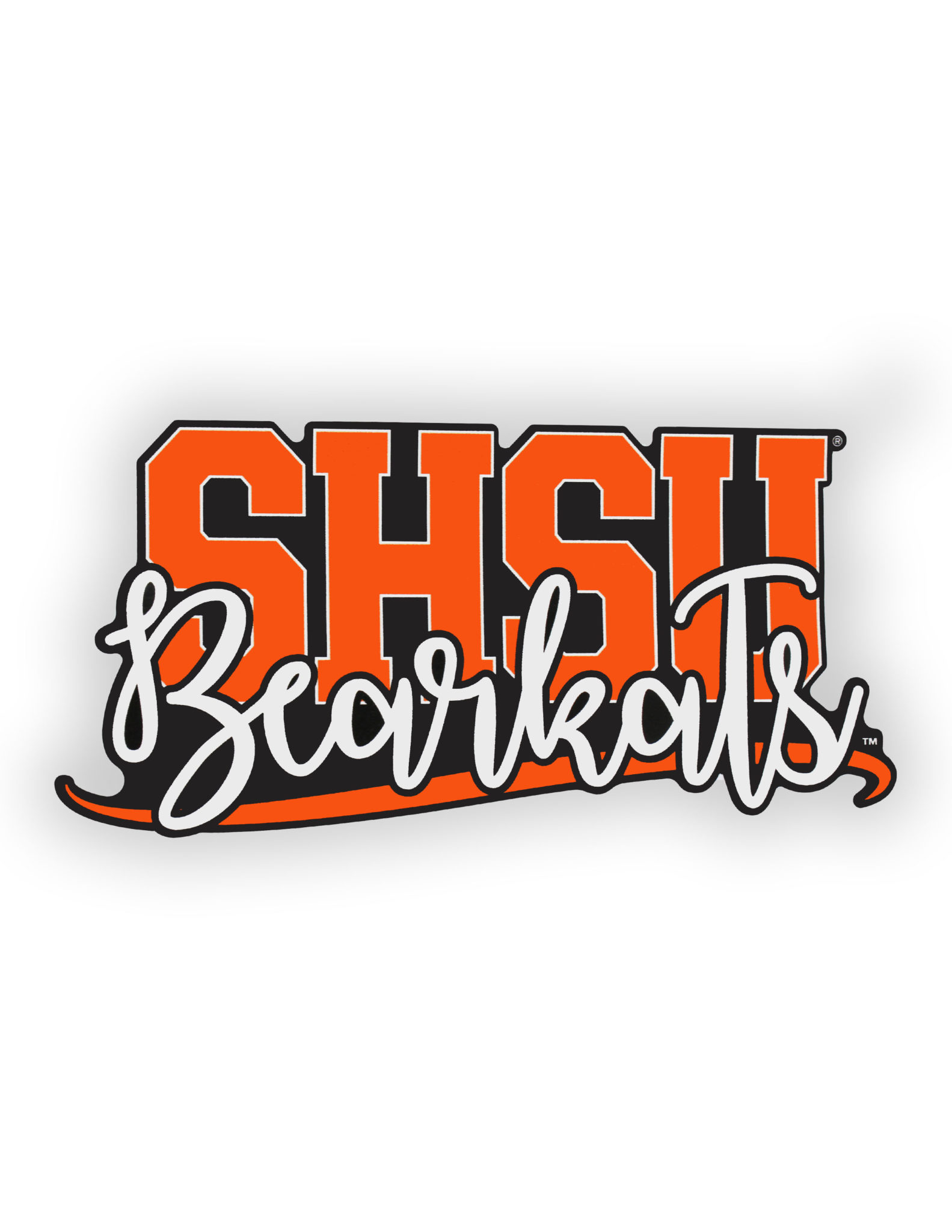 SHSU Block Script Decal - Barefoot Campus Outfitter