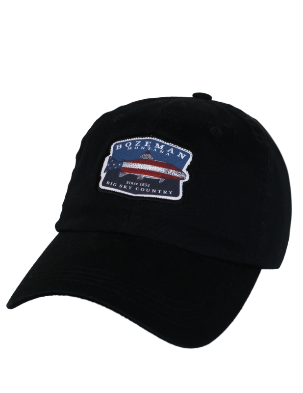 BOZ American Flag Fish Cap - Barefoot Campus Outfitter