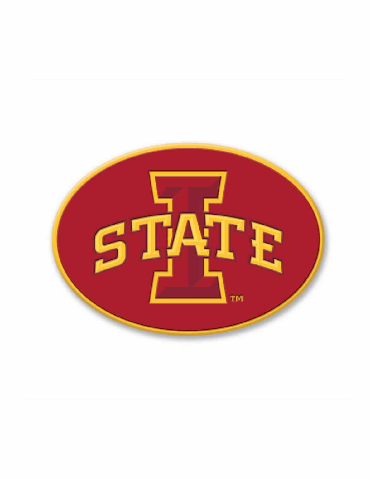 ISU Walking Cy Glitter Decal - Barefoot Campus Outfitter