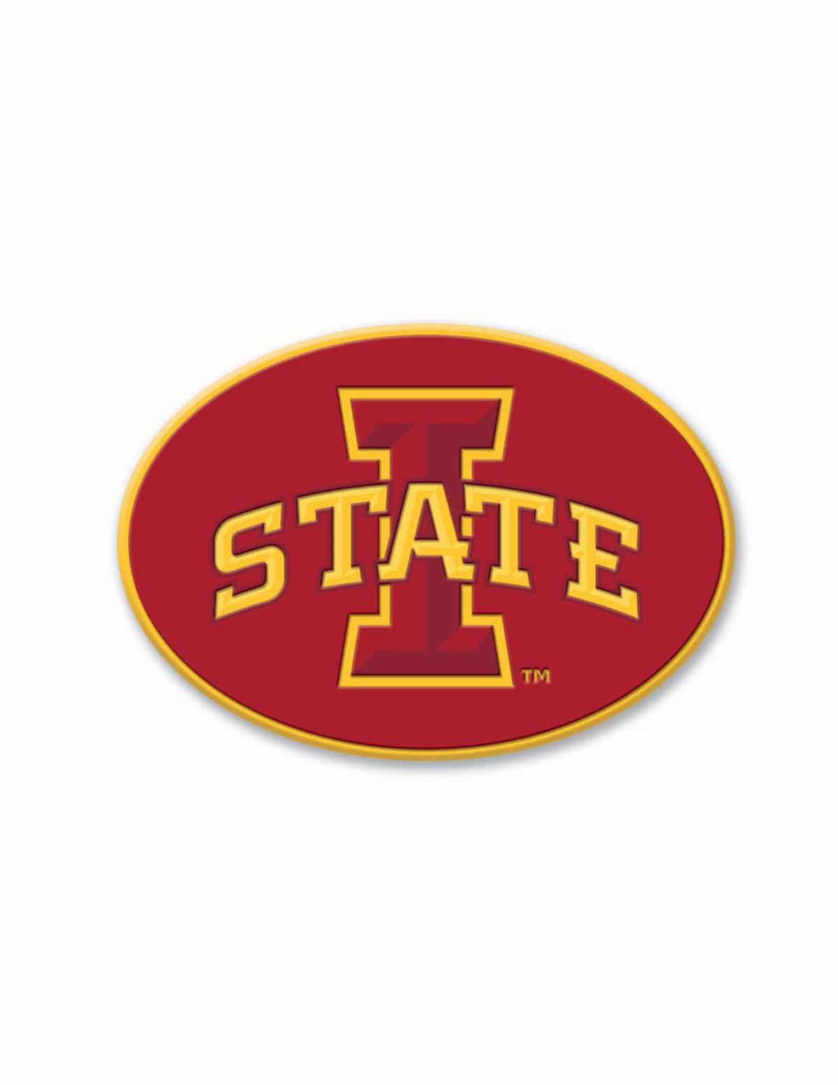 ISU Walking Cy Glitter Decal - Barefoot Campus Outfitter