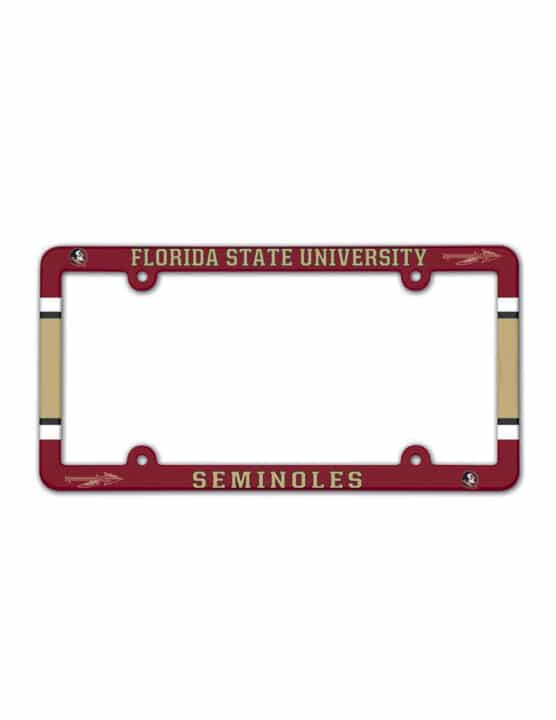 FSU Seminoles License Plate Frame - Barefoot Campus Outfitter