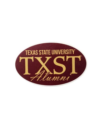 TXST Alumni Girly Decal - Barefoot Campus Outfitter