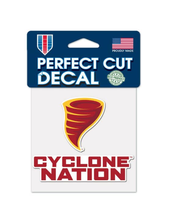 ISU Cyclone Nation Decal Sticker - Barefoot Campus Outfitter