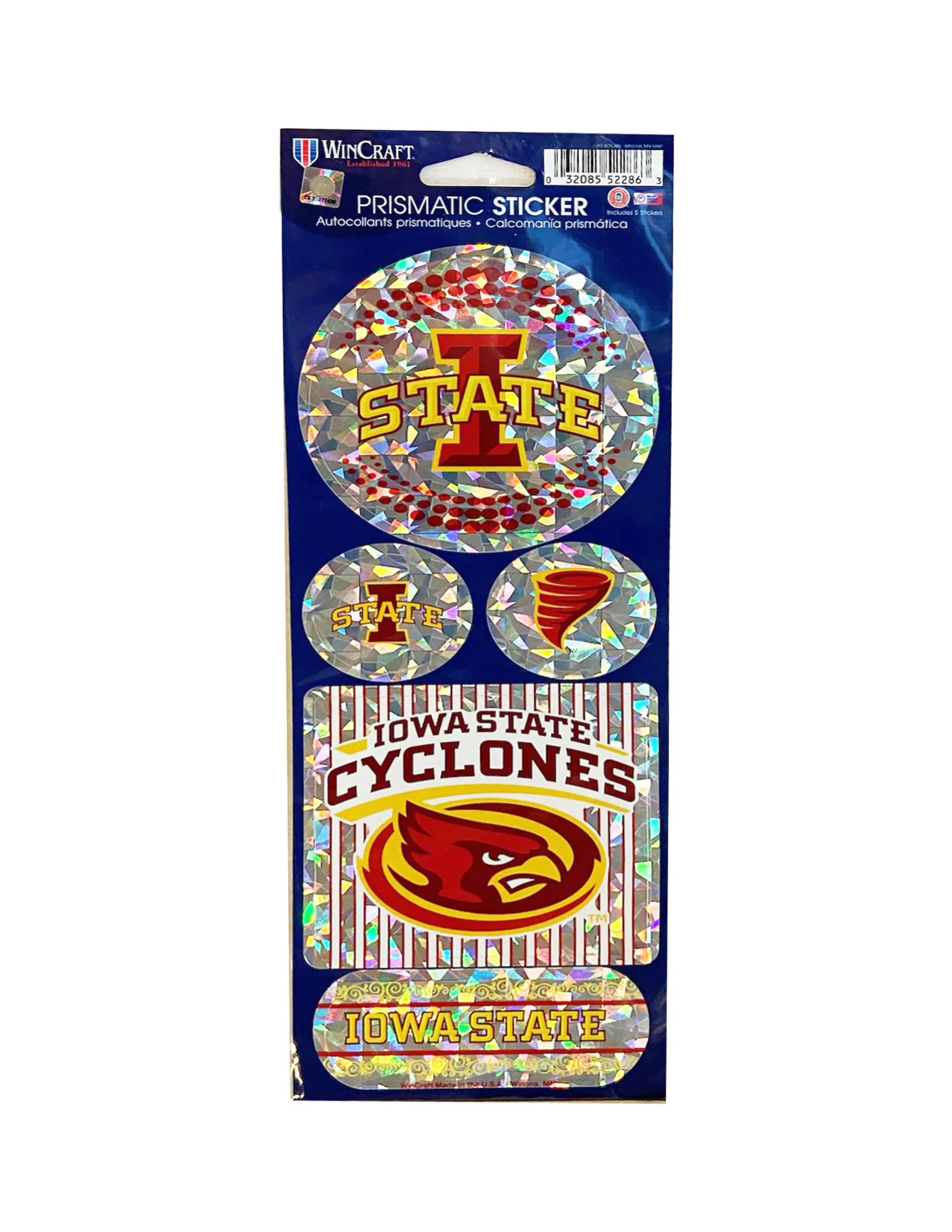 ISU Cyclones Prismatic Decal - Barefoot Campus Outfitter