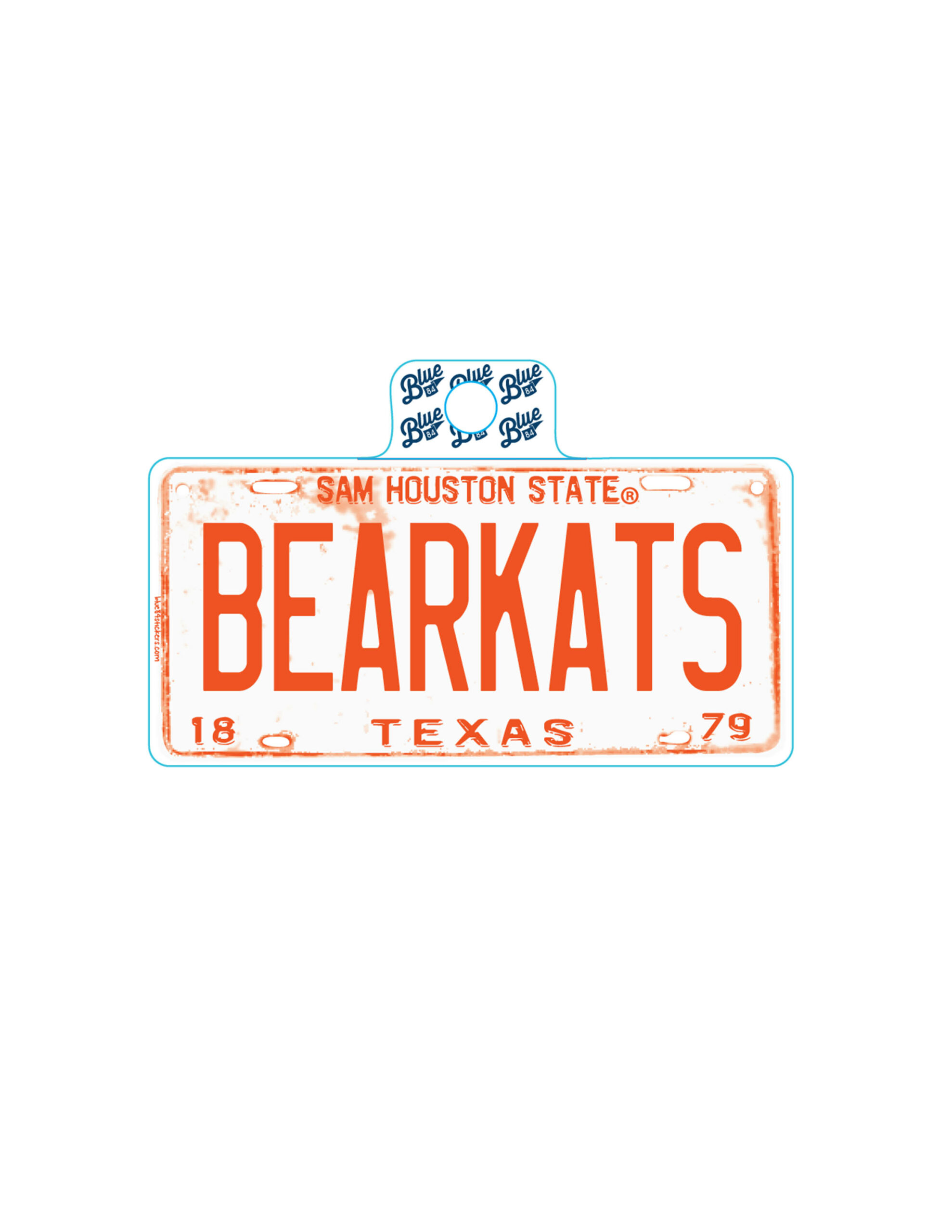 SHSU New Paw Logo Car Decal - Barefoot Campus Outfitter