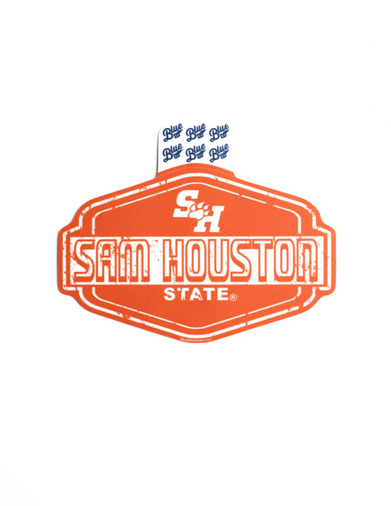 SHSU New Paw Logo Car Decal - Barefoot Campus Outfitter