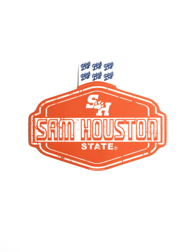 SHSU New Paw Logo Car Decal - Barefoot Campus Outfitter