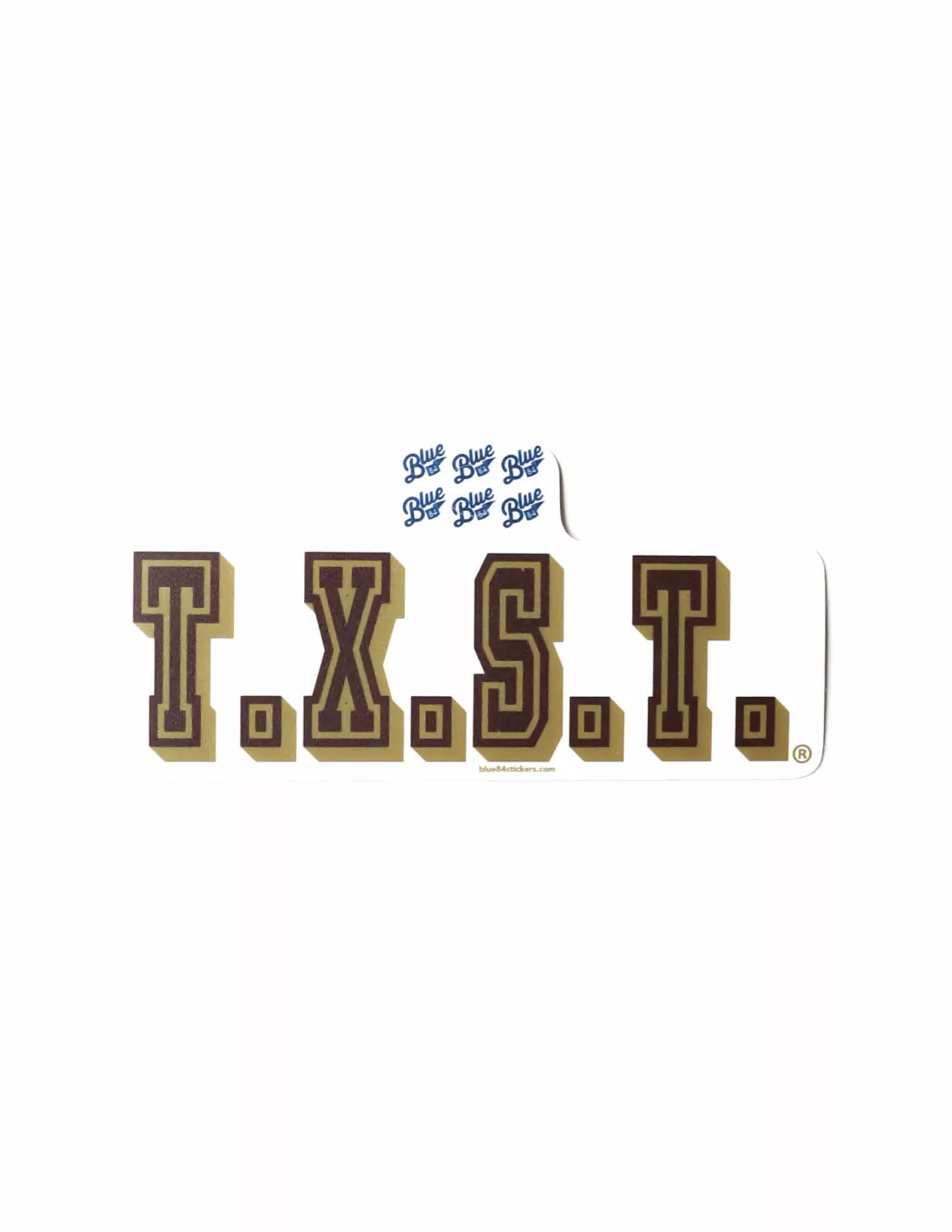 TXST Flag Mascot Head Decal - Barefoot Campus Outfitter