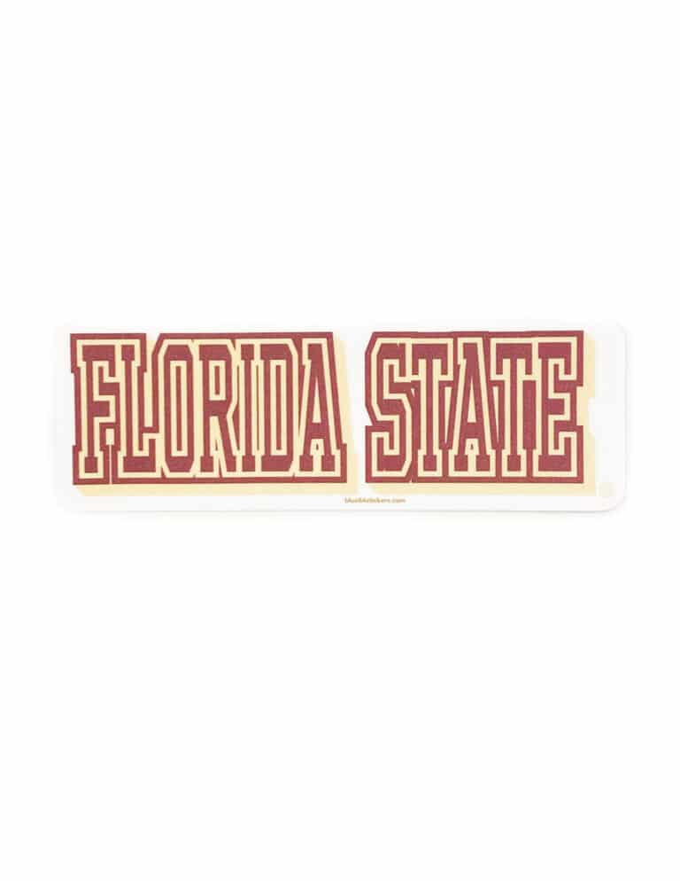 FSU Big Facts Sticker - Barefoot Campus Outfitter