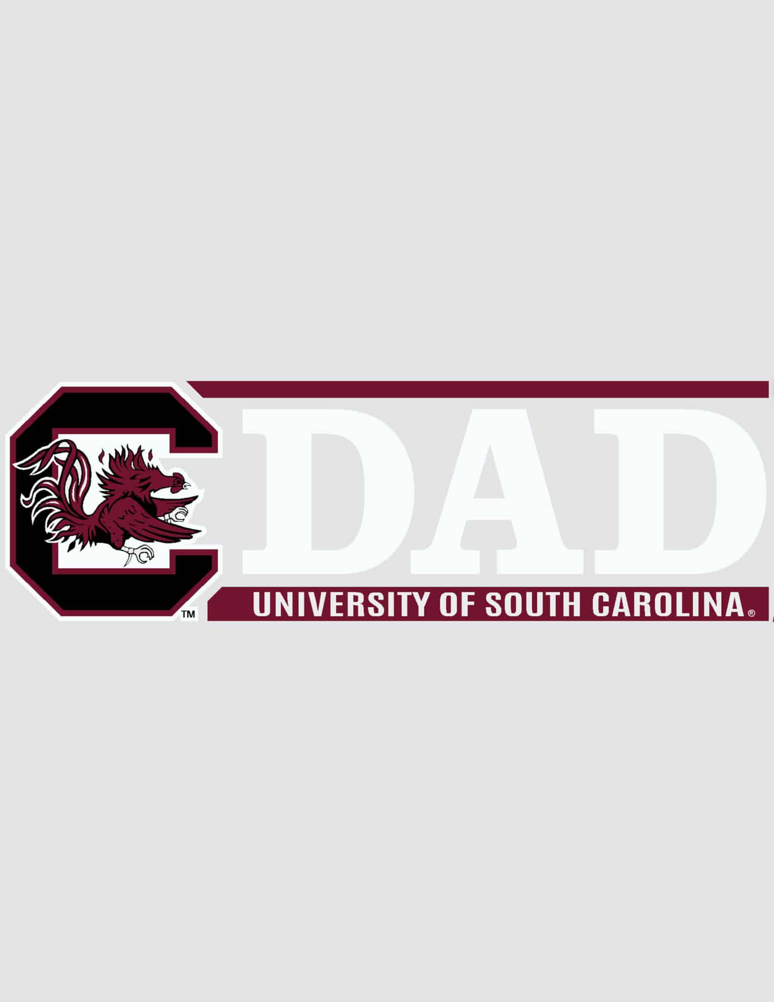 USC Logo Next To Dad Over USC Decal - Barefoot Campus Outfitter