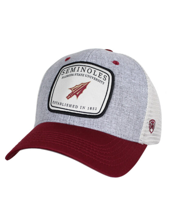 FSU 3-Tone Patch Adjustable Cap - Barefoot Campus Outfitter