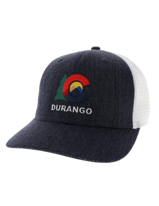 Durango CO Melange Adjustable Cap - Barefoot Campus Outfitter