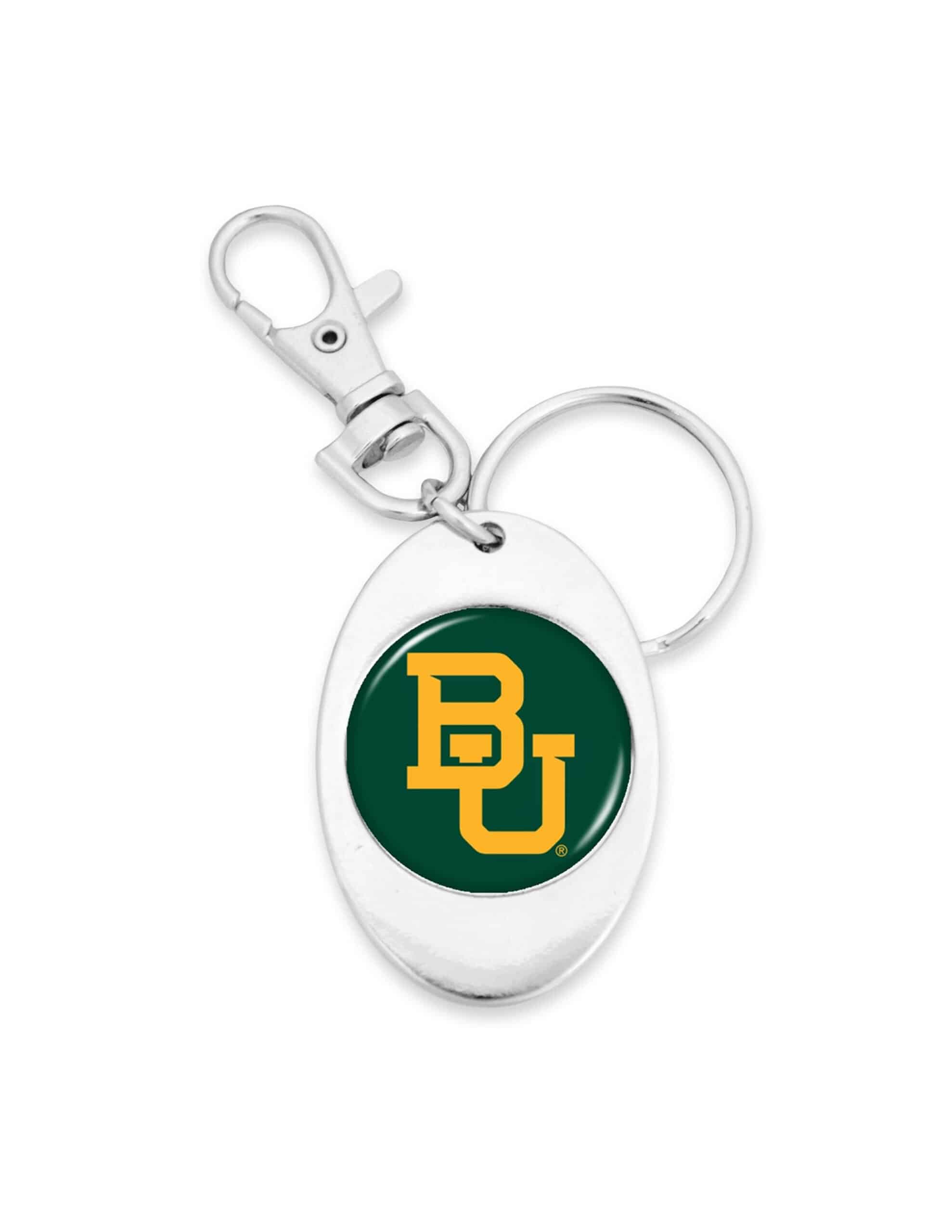 BU Oval Keychain - Barefoot Campus Outfitter