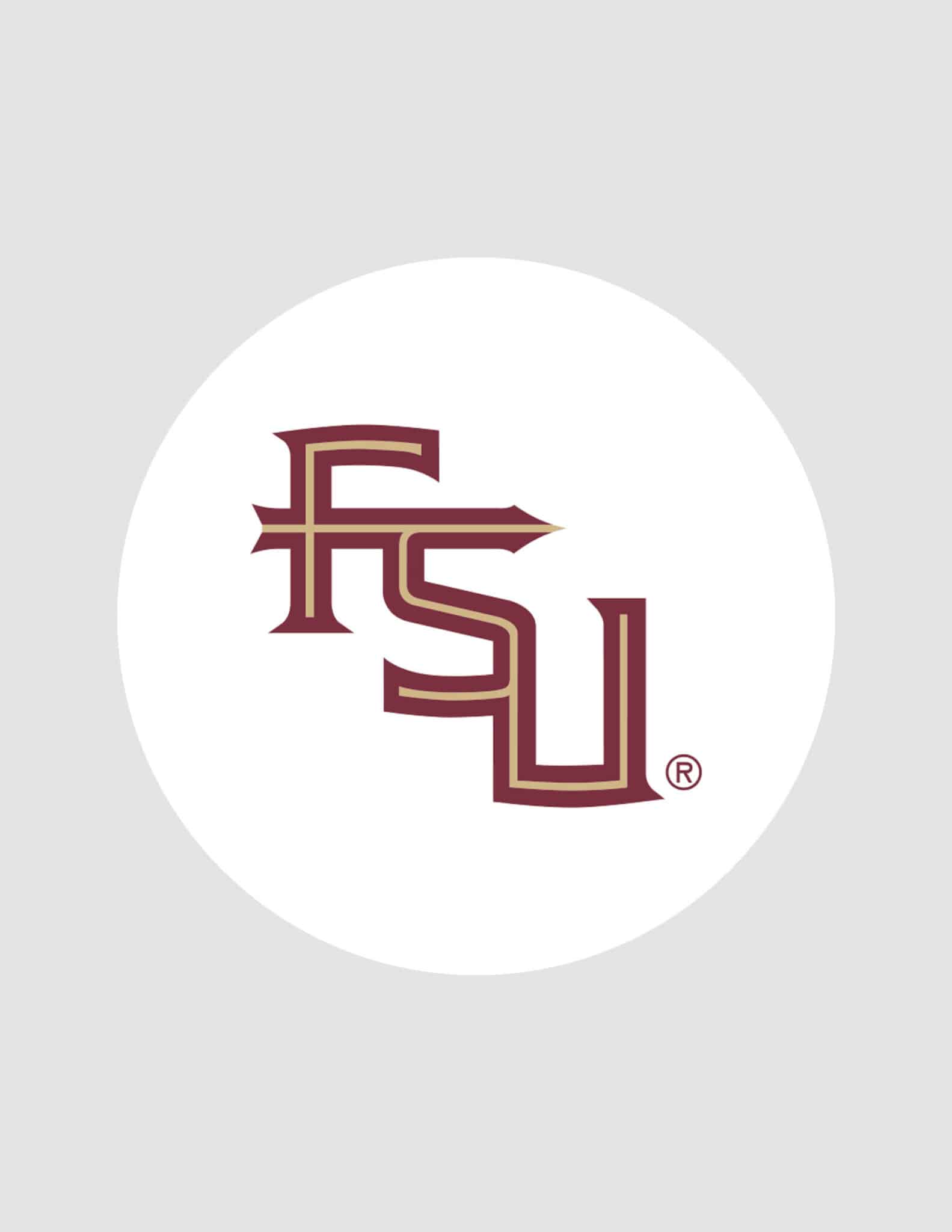FSU 2.5" FSU Button - Barefoot Campus Outfitter