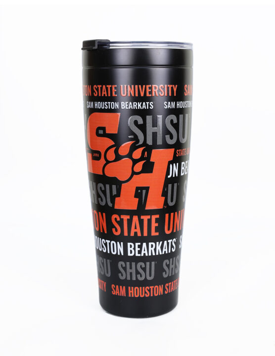 SHSU Viking Nova 30oz. Black Tumbler - Barefoot Campus Outfitter