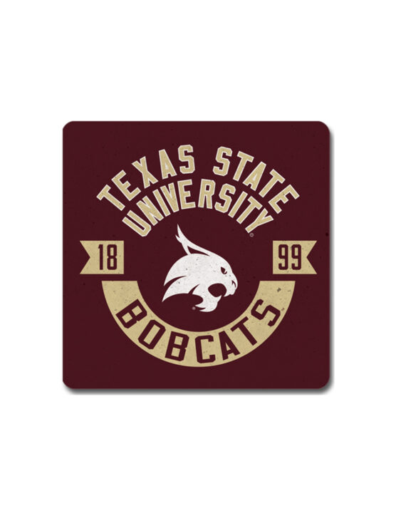 TXST Banner Pastime Coaster - Barefoot Campus Outfitter