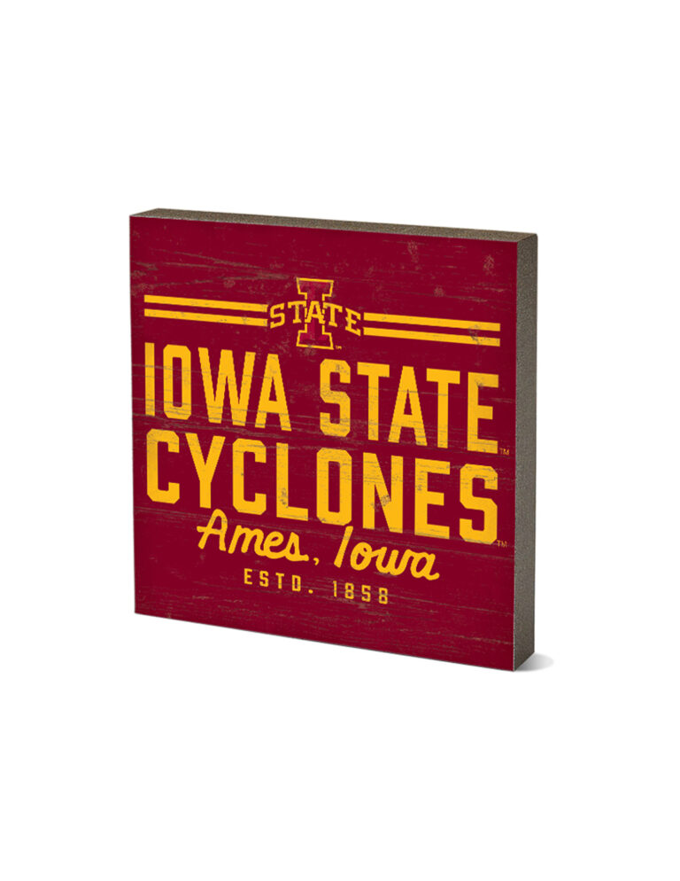 ISU Strength & Conditioning Wooden Table Top Square - Barefoot Campus ...