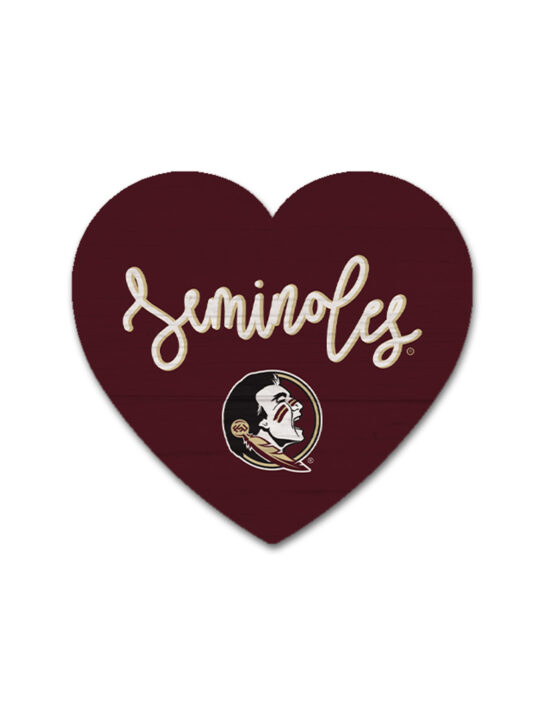 FSU Spirit Tumbler Heart Magnet - Barefoot Campus Outfitter