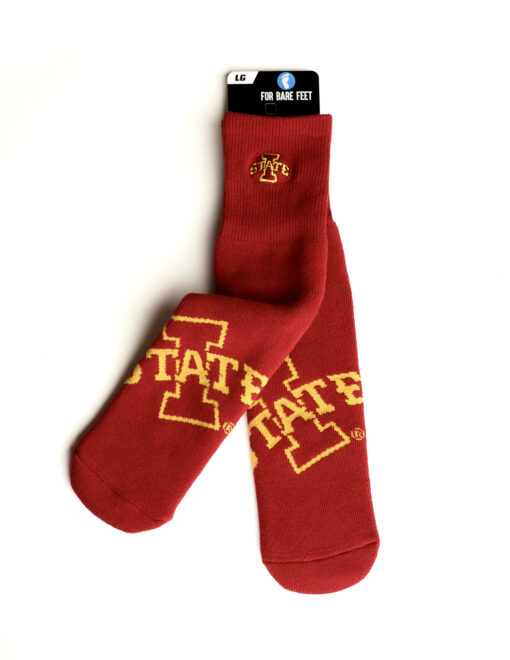 ISU Big Cyclones Socks - Barefoot Campus Outfitter