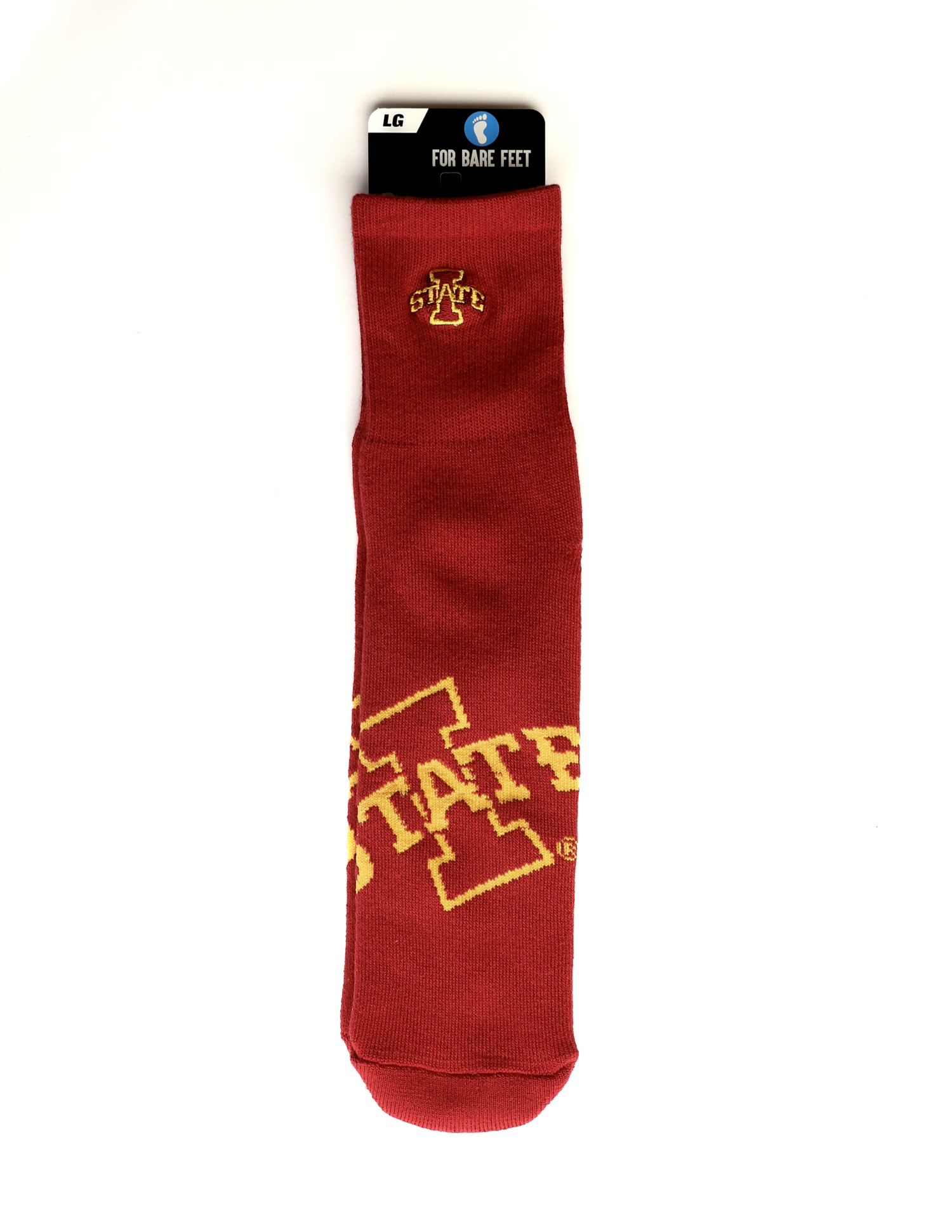 ISU Big Cyclones Socks - Barefoot Campus Outfitter