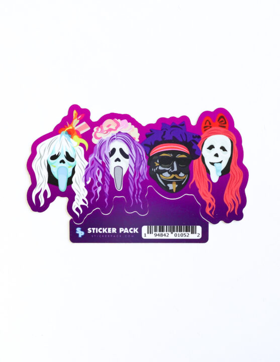 TSU Large Purple Poo Sticker - Barefoot Campus Outfitter