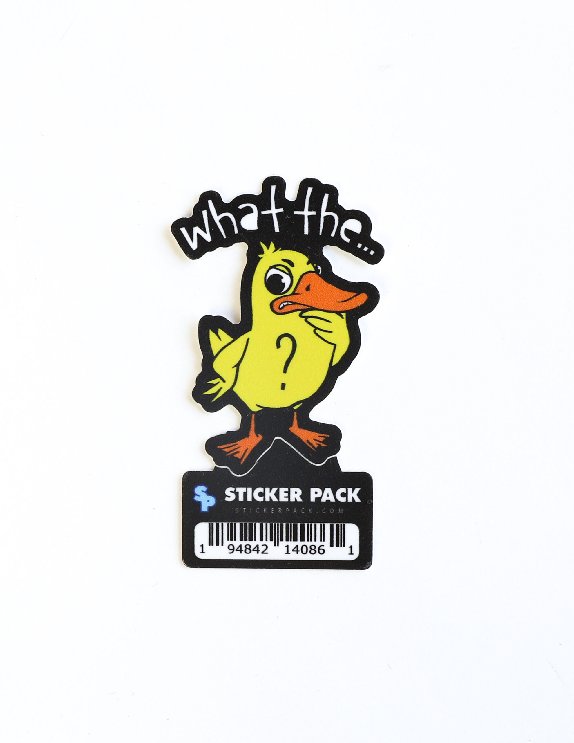 What The Duck Sticker - Barefoot Campus Outfitter