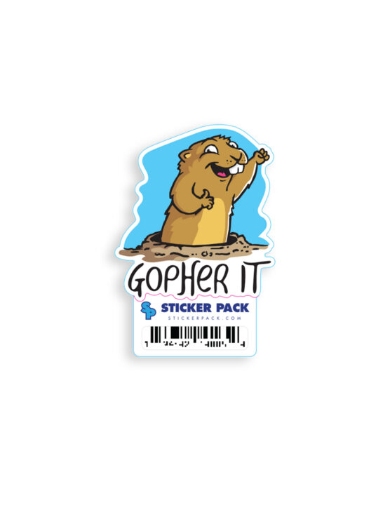 Gopher It Sticker - Barefoot Campus Outfitter