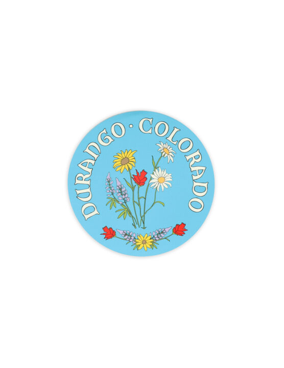 Durango Floral Sticker - Barefoot Campus Outfitter