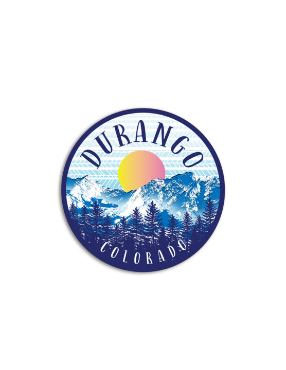 Durango Primaveral MTN/Pines Sticker - Barefoot Campus Outfitter