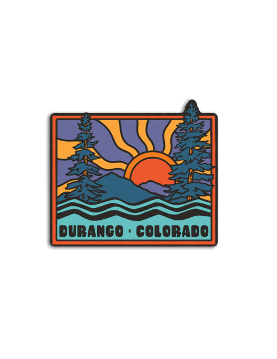 Durango Divine Skyline MTNS/Pi Sticker - Barefoot Campus Outfitter