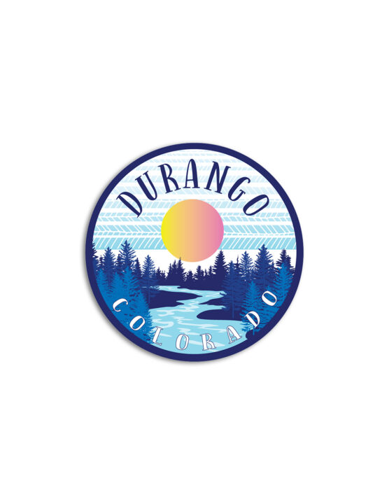 Durango Primaveral River/Pines Sticker - Barefoot Campus Outfitter