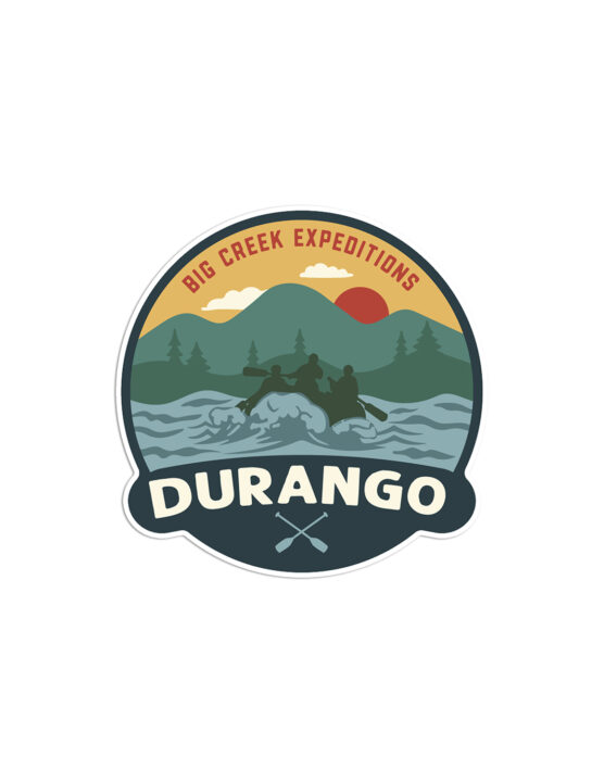 Durango Spindrift Rafter Sticker - Barefoot Campus Outfitter