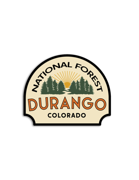 Durango National Forest Sticker - Barefoot Campus Outfitter